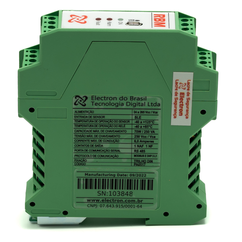 RBM – Relé detector de rotura para bolsa o membrana